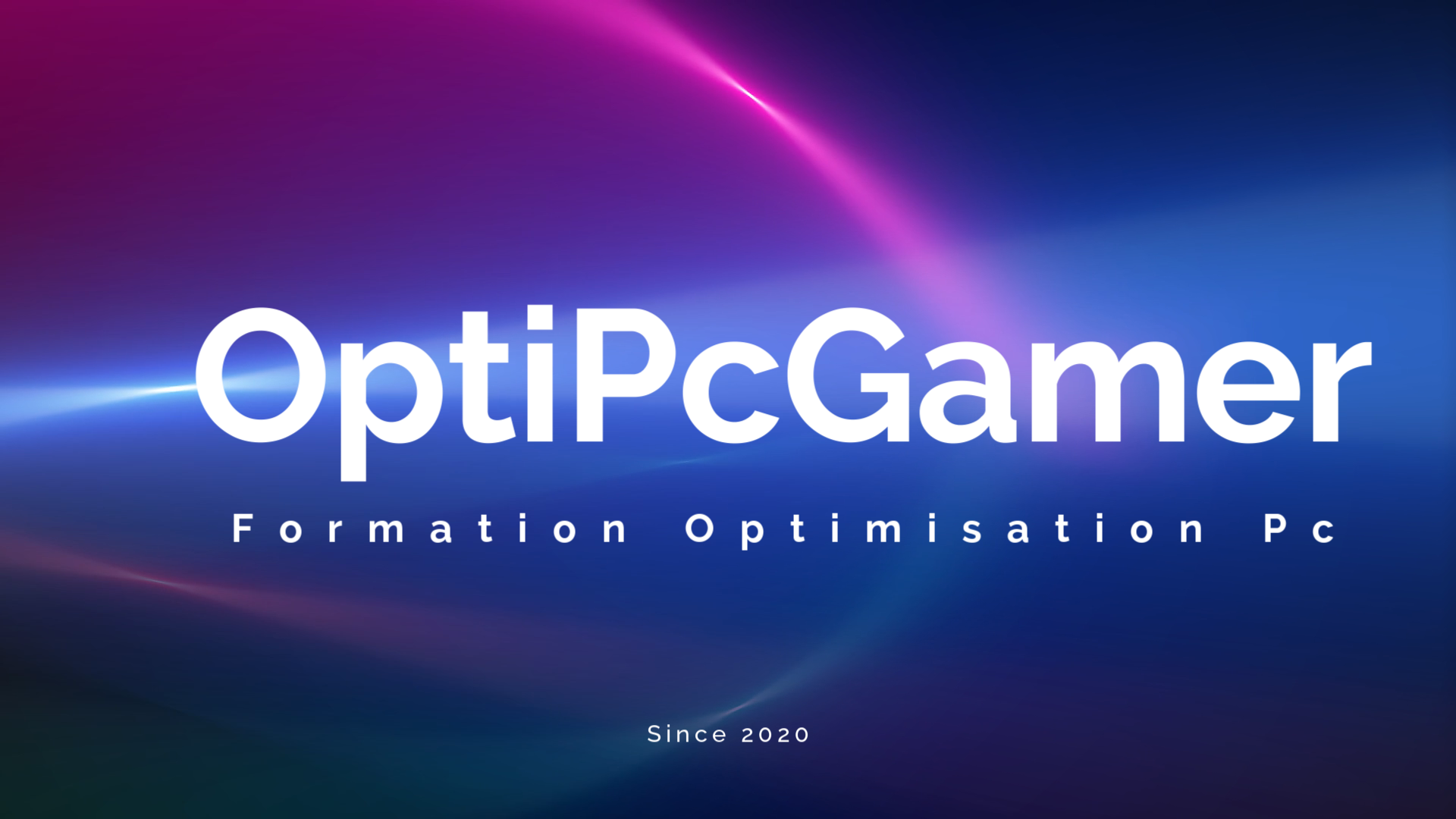 Formation d'optimisation de Pc Gamer, devenir un EXPERT du PC